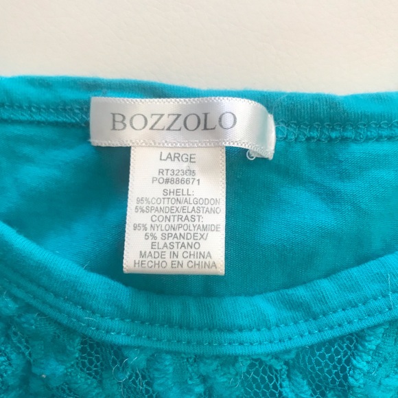 Bozzolo | Tops | Bozzolo Crop Top Sleeveless High Neck Blue Small ...